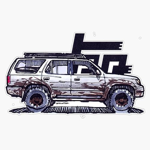 Amazon.com - 3Rd Gen 4Runner TRD Sticker Bumper Sticker Vinyl Decal 5"
