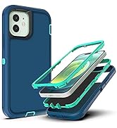 Amazon.com: YmhxcY for iPhone 12 Case & iPhone 12 Pro Case Shockproof ...