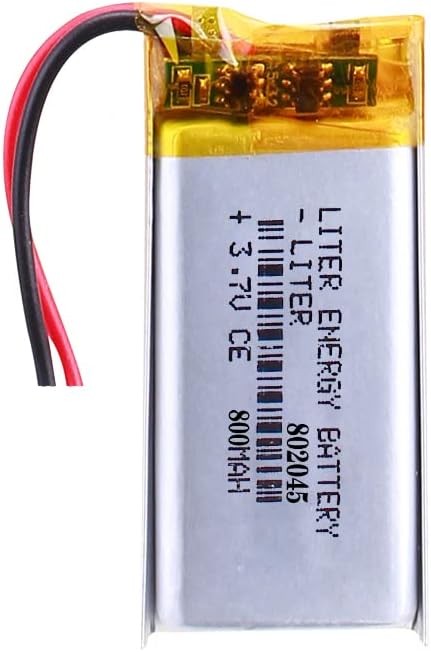 Amazon.com: BrightTea 3.7V 800mAh Lithium Ion Polymer Battery ...