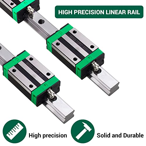 Snapklik.com : Linear Guide Rail 2PCS HGR20 1500mm Linear Slide Rail ...