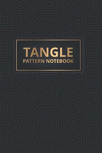 Amazon.com: Tangle Pattern Notebook: Practice Tile Sketchbook Journal ...