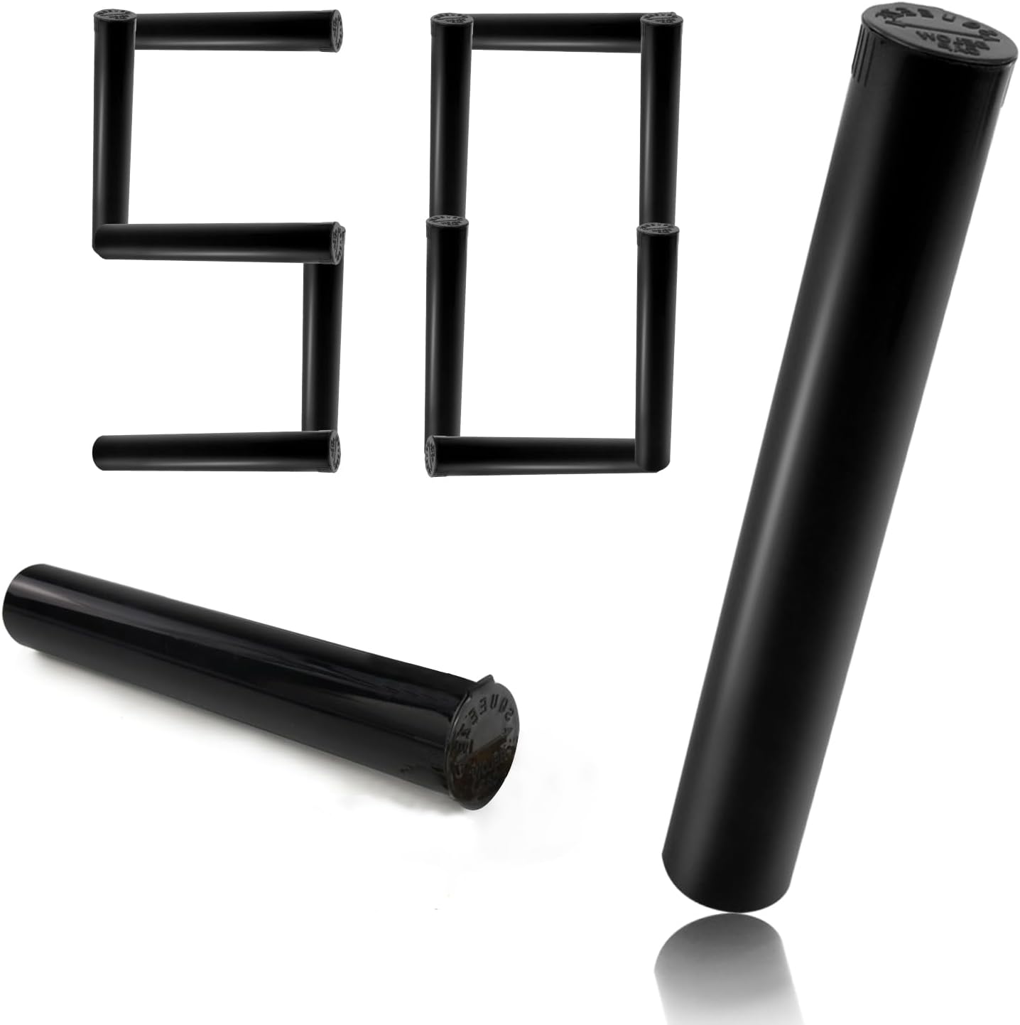 TORMEN 116mm Tubes, Waterproof Airtight Smell Proof Odor Sealing ...