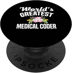 Amazon.com: Medical Coder Nurse Healthcare Medical Coder Biller Coding PopSockets Swappable ...