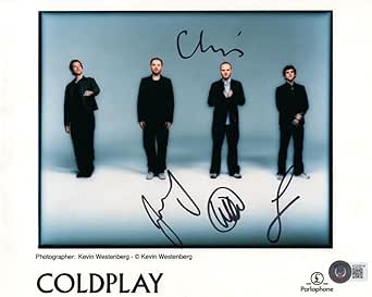 Coldplay Full Band Complete x4 Signed Autograph 8x10 Photo F with ...