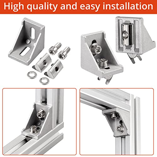 Aluminum Profile Connector 3030 for 3D Printer, GETLITOOL 40 PCS ...