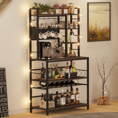 Amazon.com: LITTLE TREE Wine Rack Freestanding Floor, 5-Tier Wine Baker ...