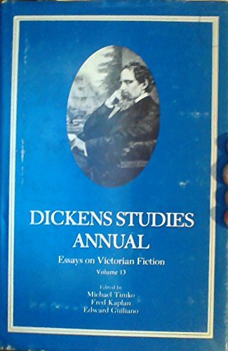 Amazon.com: Dickens Studies Annual: Essays on Victorian Fiction: 13: ...