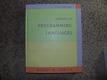 Concepts of Programming Languages [Fifth 5th Edition]: Sebesta, Robert ...