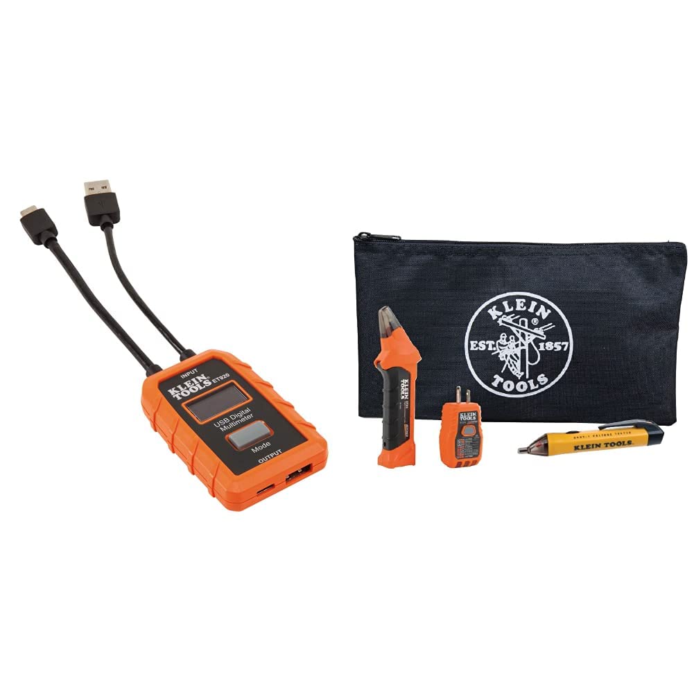 Buy Klein Tools ET920 USB Power Meter, USB-A and USB-C Digital Meter ...