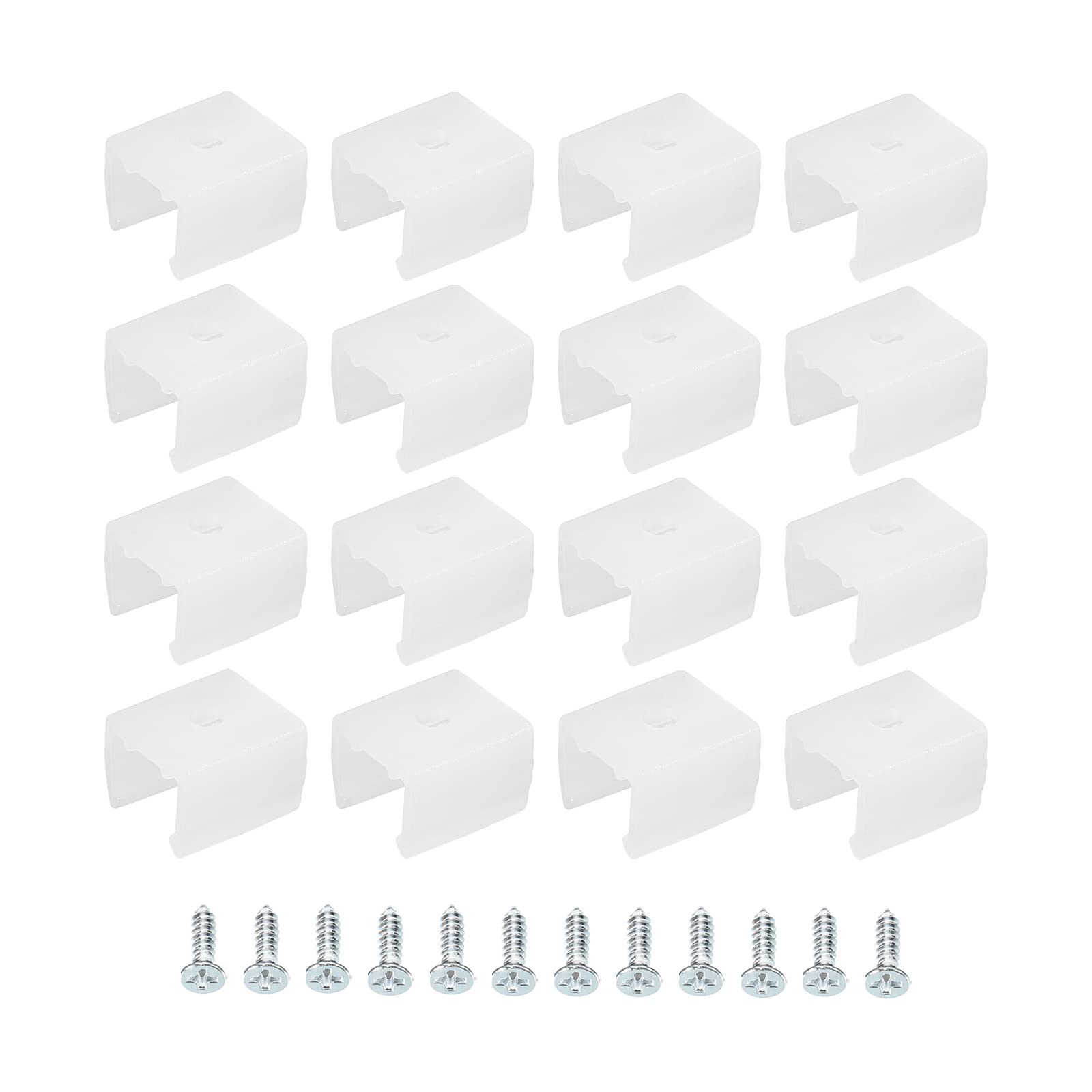 MECCANIXITY Waterproof LED Strip Mounting Clips Holder Mounting Bracket ...