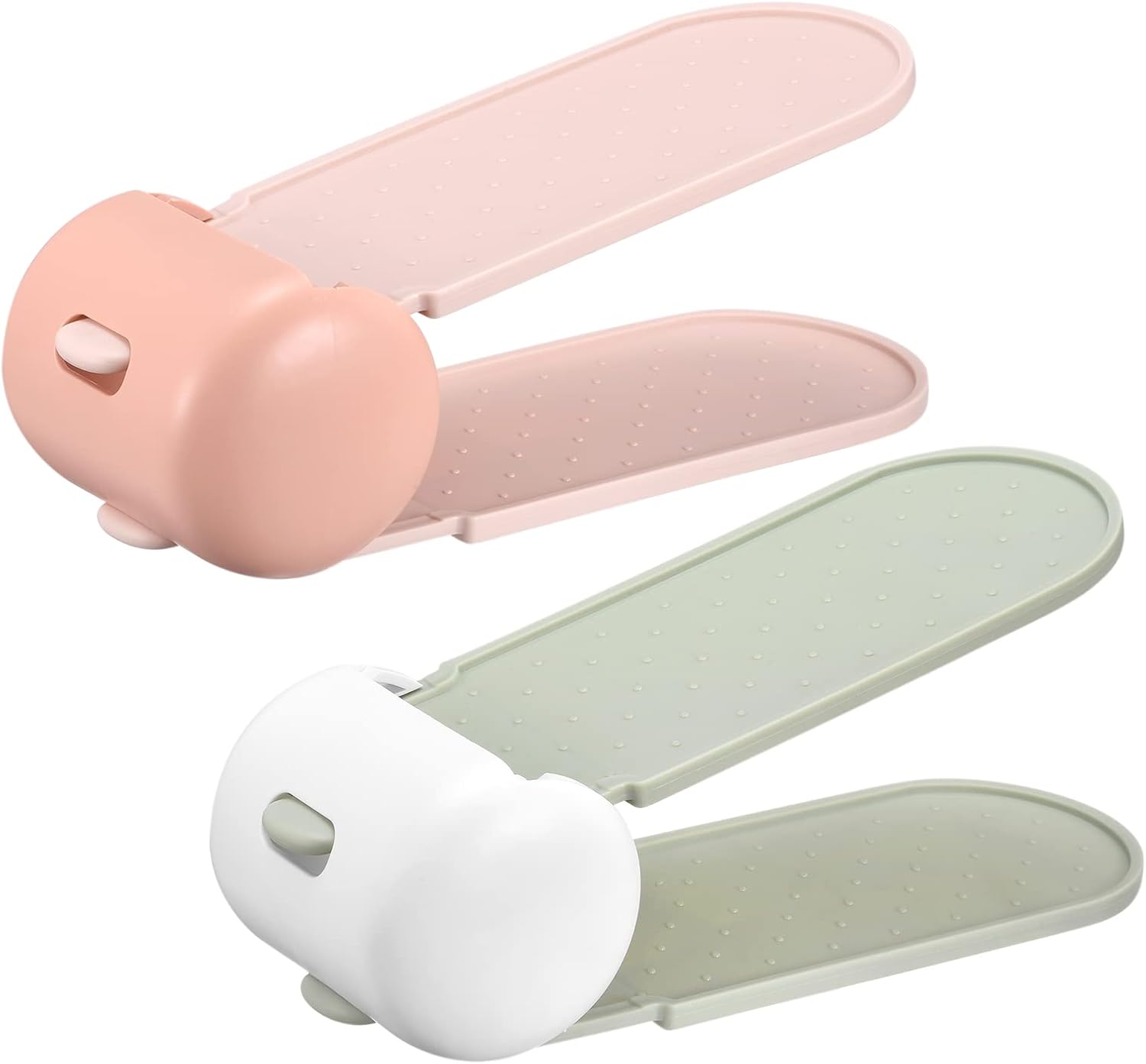 Amazon.com: uxcell Shoe Slots Organizer PP Adjustable Double Layer ...