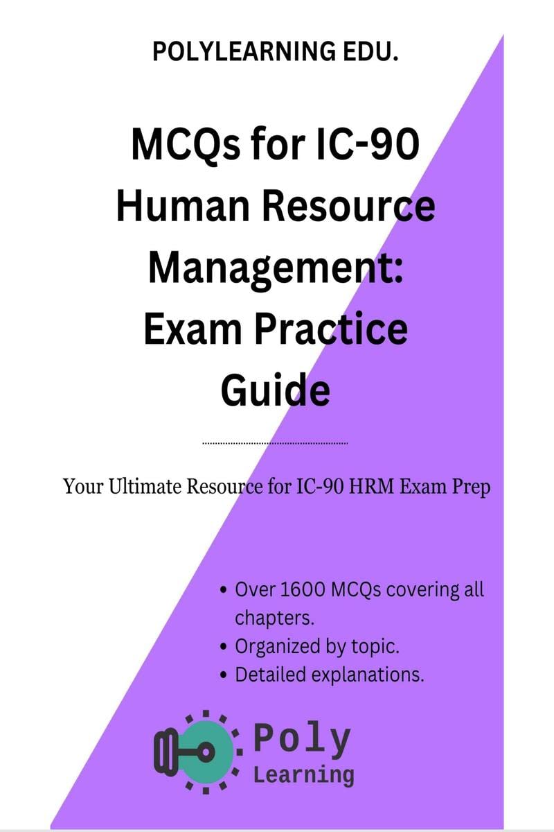 Buy MCQs for IC 90 Human Resource Management: Exam Practice Guide ...