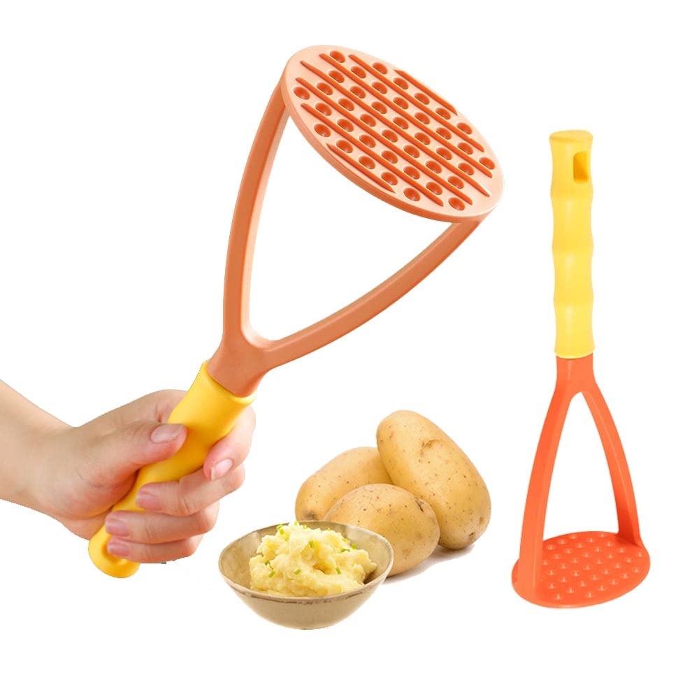 Amazon.com: Potato Masher, Thickened Design Potatoes Masher with 40 ...