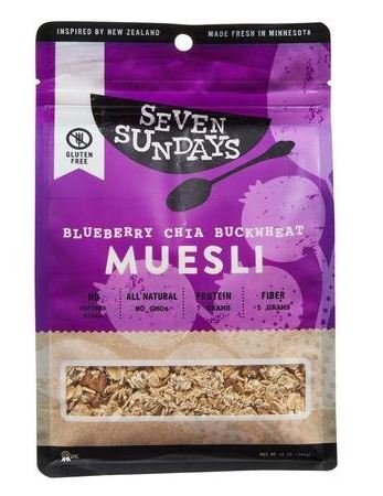 Amazon.com: Seven Sundays Muesli - Blueberry Chia Buckwheat - 12 oz ...