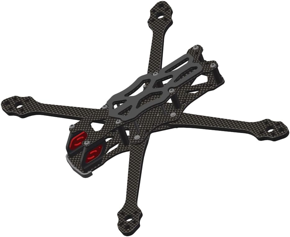 Amazon.com: LiftChuang FPV Racing Drone Frame APEX EVO 6'' 3K Carbon ...