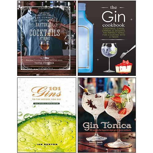 The Curious Bartender: Cocktails At Home [Hardcover], 101 Gins To Try ...