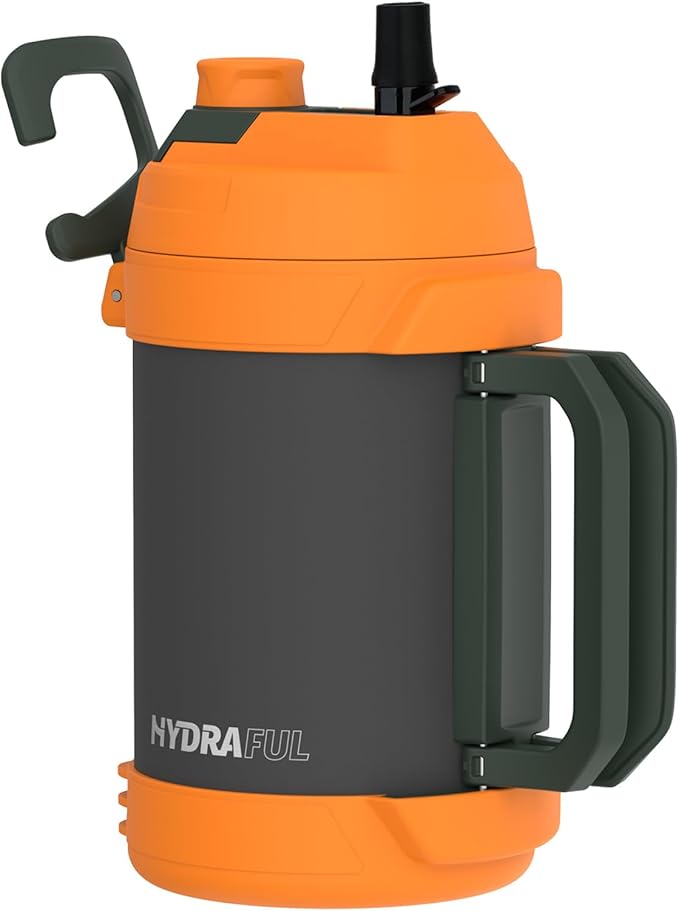 Amazon.com: Hydraful 1 Gallon Water Jug, 128 oz Large Insulated ...