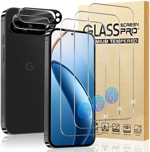 Amazon.com: [3+2 Pack] Pixel 9 Pro Screen Protector with Camera Lens ...