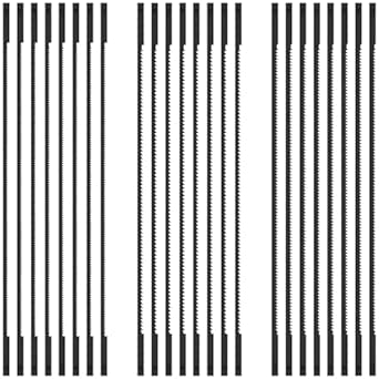 24Pcs Coping Saw Blades Set, 6-1/2-Inch Long Between Pins, Sturdy Wood ...