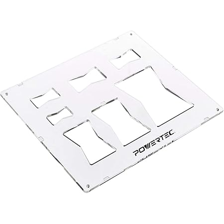 POWERTEC 71105 Butterfly Key Inlay Template Set (4pc) | Decorative ...