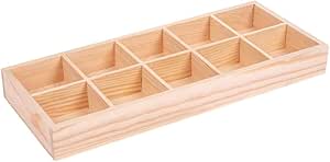 Amazon.com: NewGtuizi Sorting Tray,Rustic Compartments Wooden Divided ...