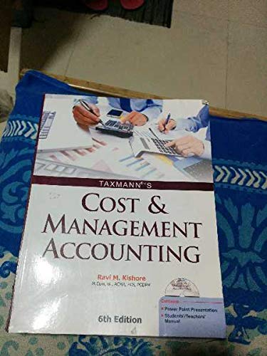 Cost & Management Accounting : Ravi M.Kishore, Ravi M.Kishore: Amazon ...