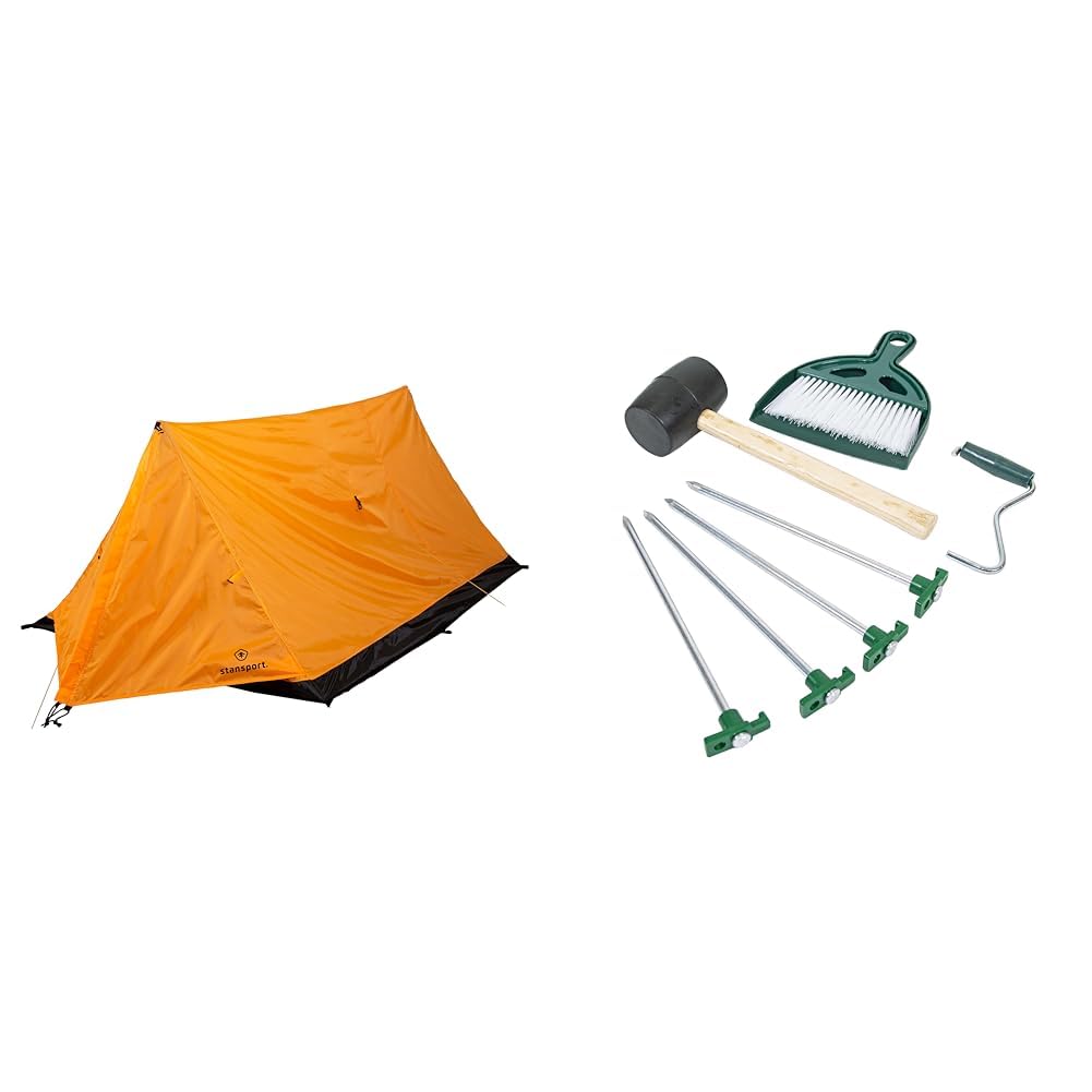 Snapklik.com : 2-Person Eagle Backpacking Tent & Tent Essentials Kit