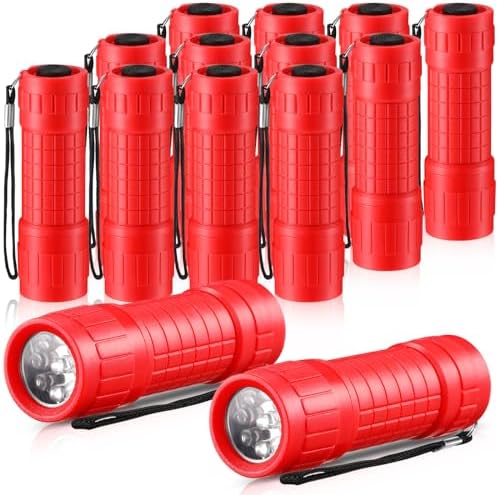 Tujoe 12 Pack Mini Flashlights Bulk for Kids Small Handheld LED ...