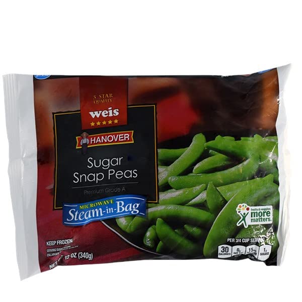 Amazon.com: Weis Signature Collection, Peas Steamed Sugar Snap, 12 ...