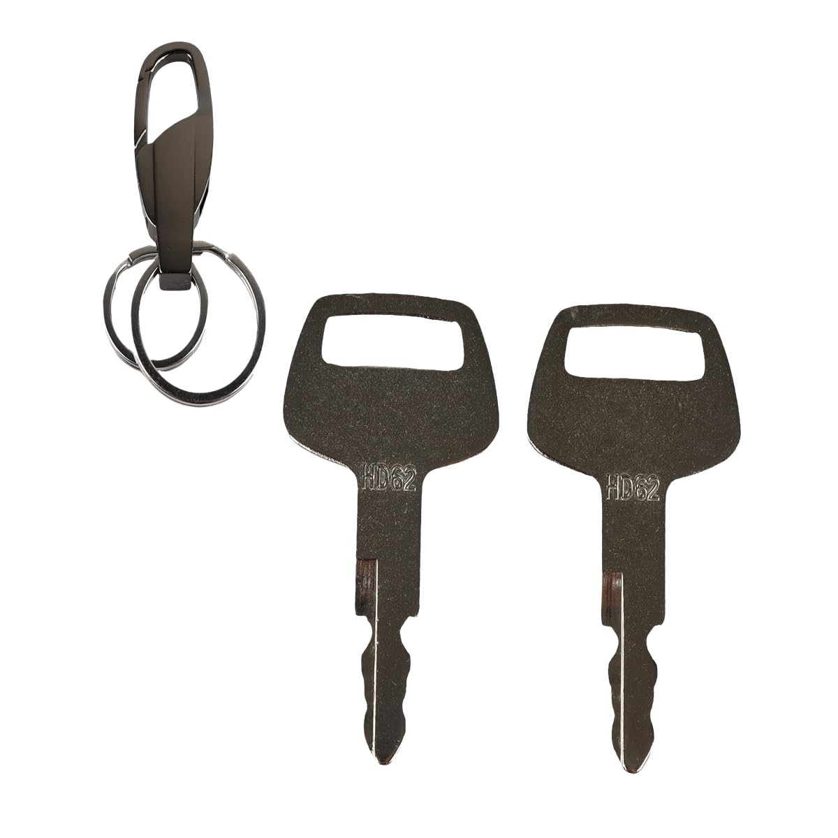 Amazon.com: AGP.1978 2pcs Ignition Key with Keychain HD62 41307-00007 ...
