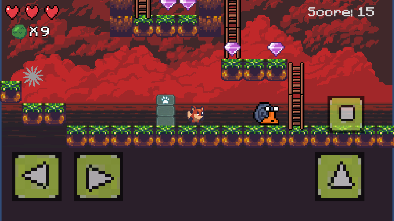 Fantasy Fox - 2D Pixel Platform, retro game - Aplicativo na Amazon Appstore