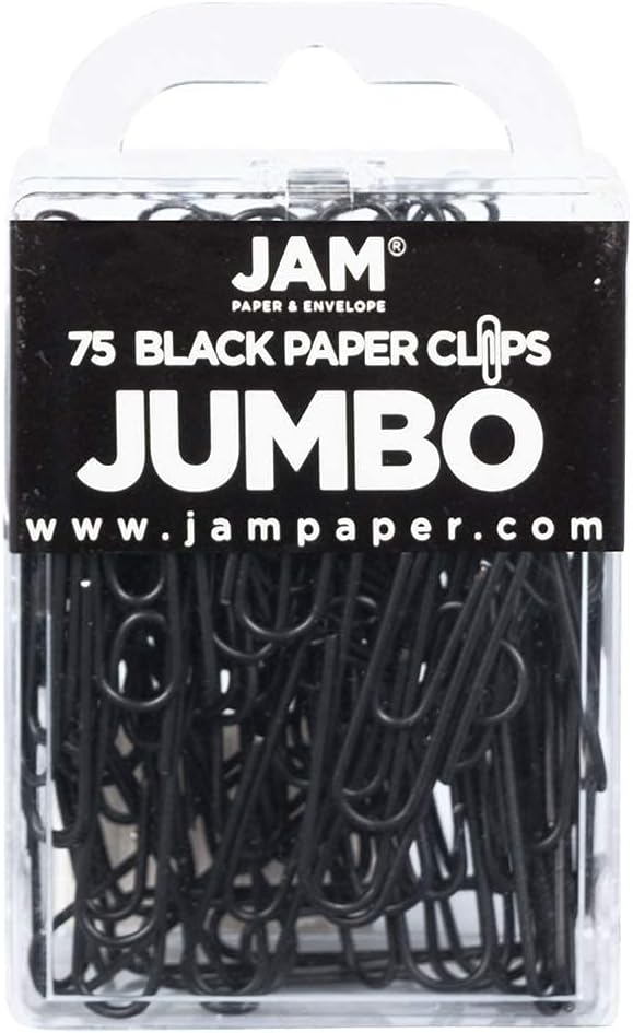 Amazon.com : JAM PAPER Colorful Jumbo Paper Clips - Large 2 Inch ...