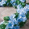 Amazon.com: Ashland 6ft. Blue Hydrangea Chain Garland - Faux Hanging ...