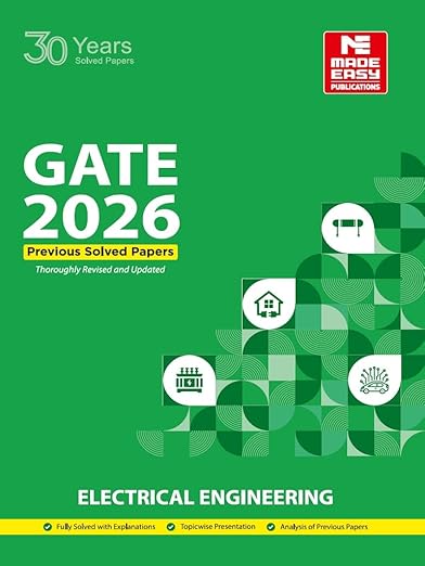 Buy GATE 2026 Electrical Engineering Book | 30 Years Previous Year ...