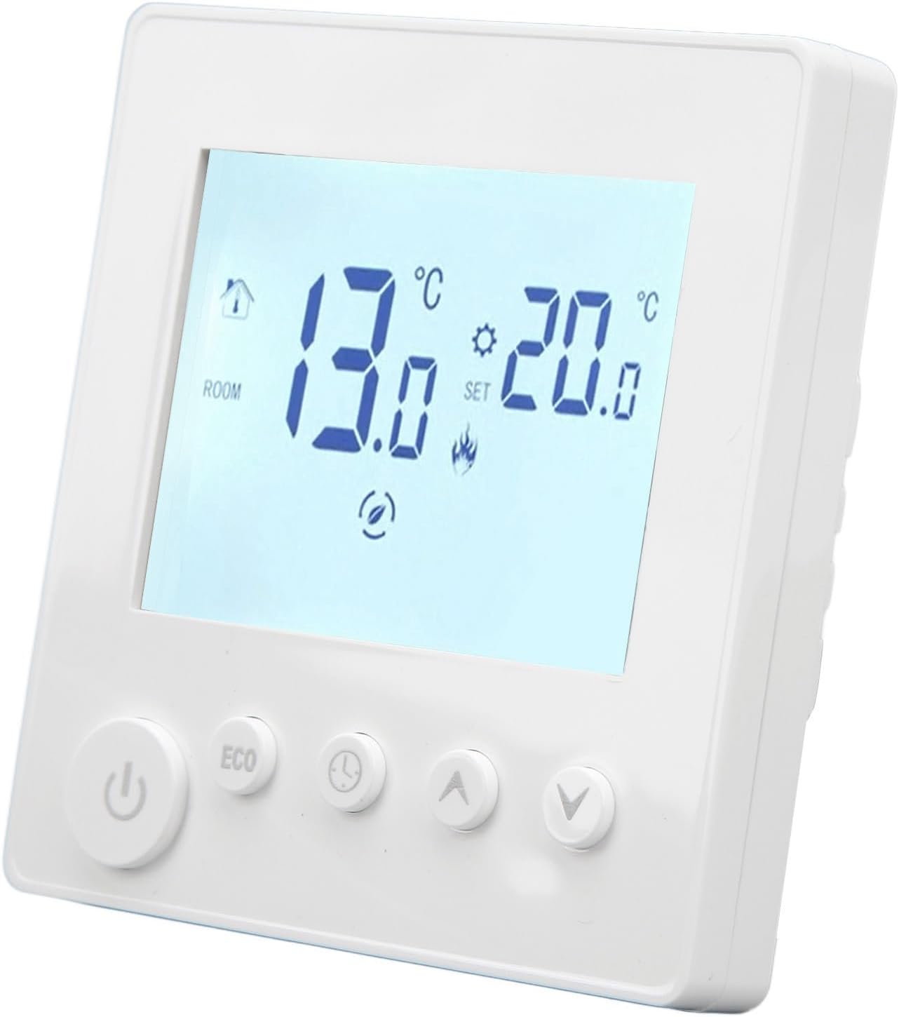 Digital Thermostat LCD Display, Remote Control, Programmable ...