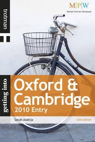 Getting Into Oxford & Cambridge 2010 entry (Getting Into series ...