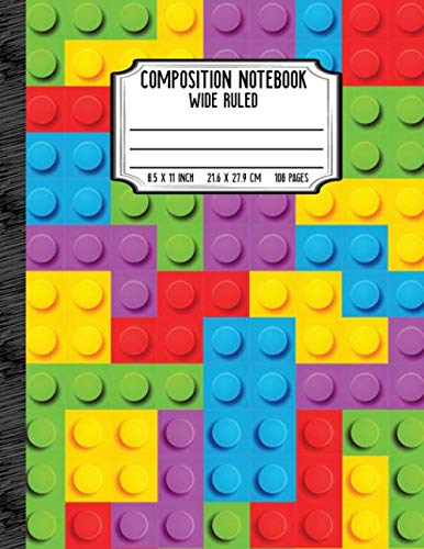 Composition Notebook Wide Ruled: Wide Ruled Composition Notebook For ...