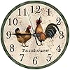 Amazon.com: WGNNVOT Vintage Rooster Chicken Farmhouse Country 10 Inch ...