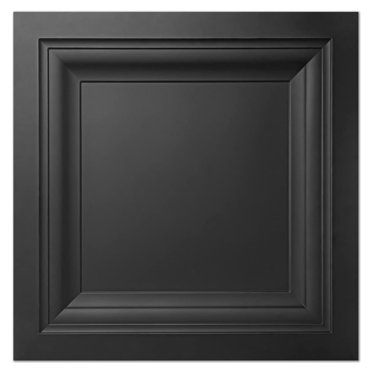 Art3d 12-Pack Square Black Drop Ceiling Tile 2ft x 2ft, PVC Ceiling ...