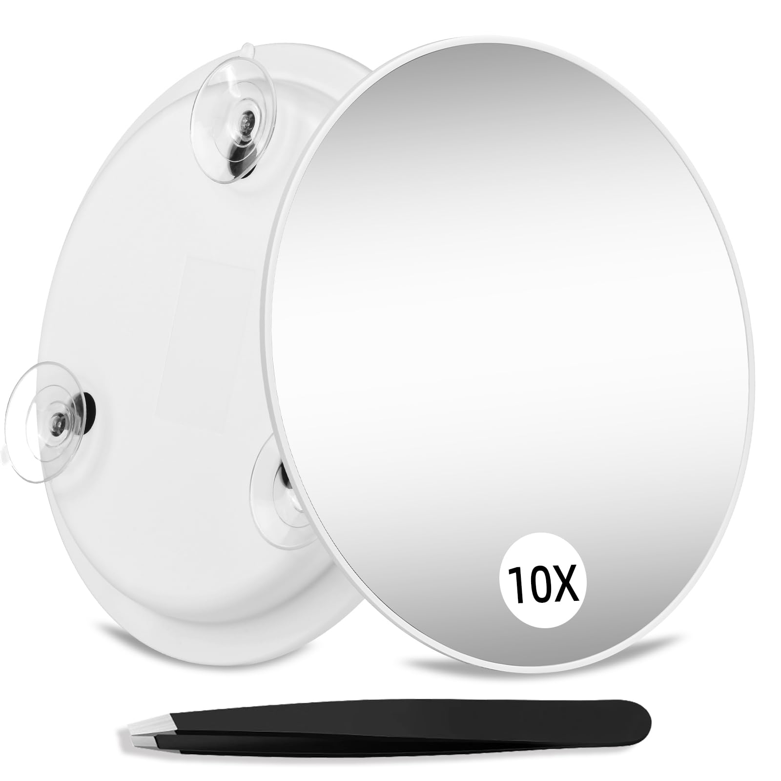 Amazon.com : Suupvaor Magnifying Mirror 10X with Suction Cups, 6inch ...