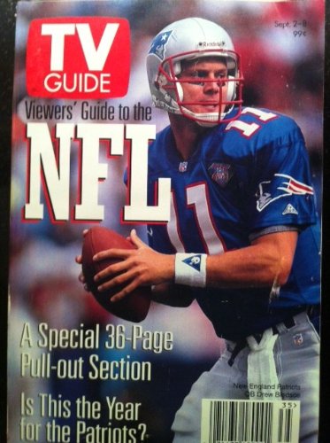 TV Guide September 2-8, 1995 (New England Patriots' QB Drew Bledsoe ...