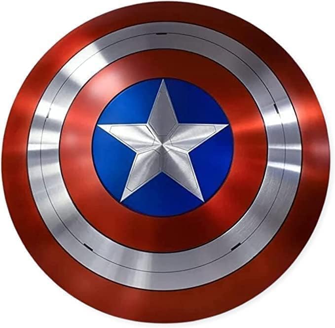 Amazon.com: Captain Shield 24 Inch Captain Round America Shield Metal ...