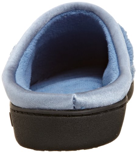 Snapklik.com : Isotoner Womens Microterry PillowStep Satin Cuff Clog ...