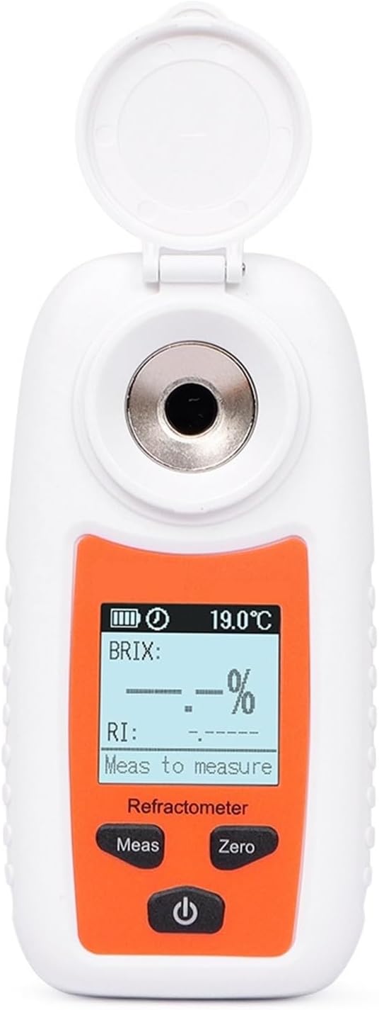 Digital Brix Refractometer ATC Juice Beverage Sugar Percent Tester 0-35 ...