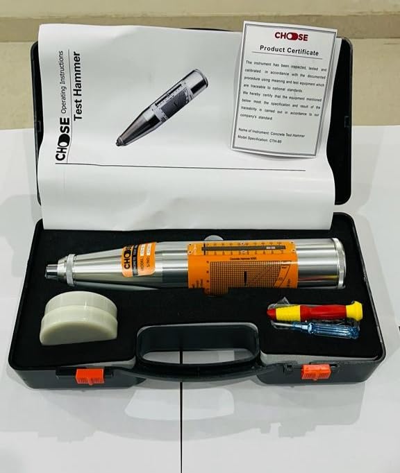 Concrete Rebound Hammer Portable Hardness Tester Schmidt Hammer for ...