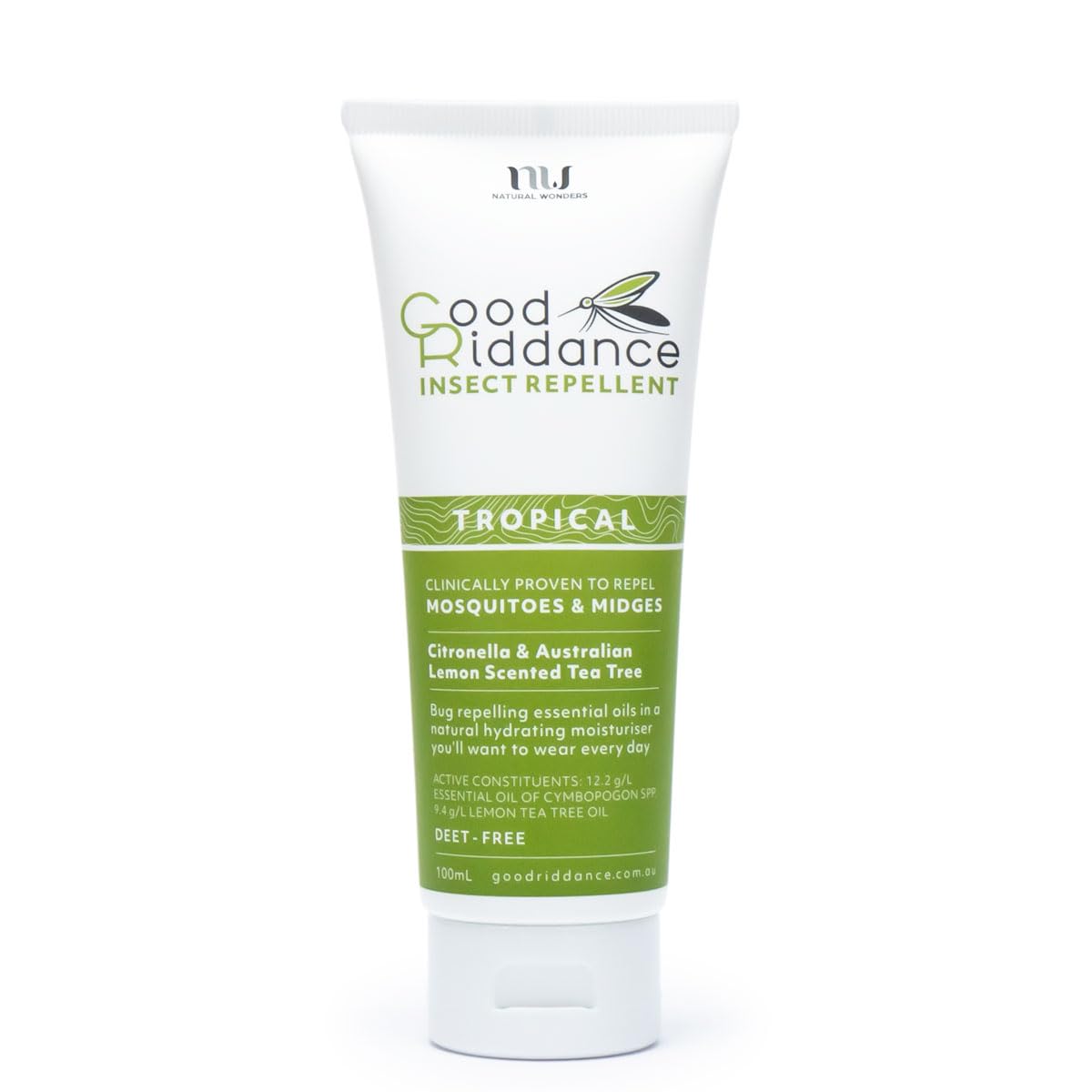 Good Riddance Tropical Insect Repellent 100mL - Safe & Effective ...
