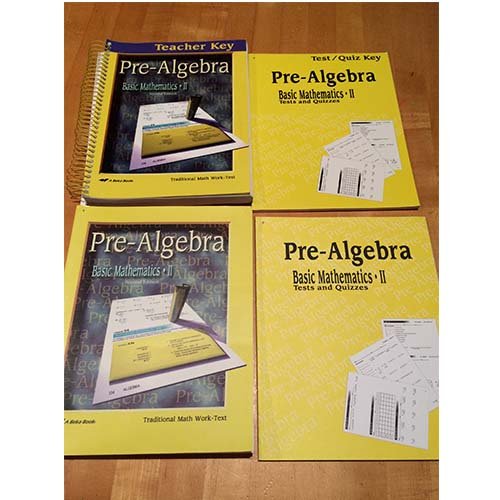 PRE-ALGEBRA - TEACHER'S KEY: A Beka: Amazon.com: Books