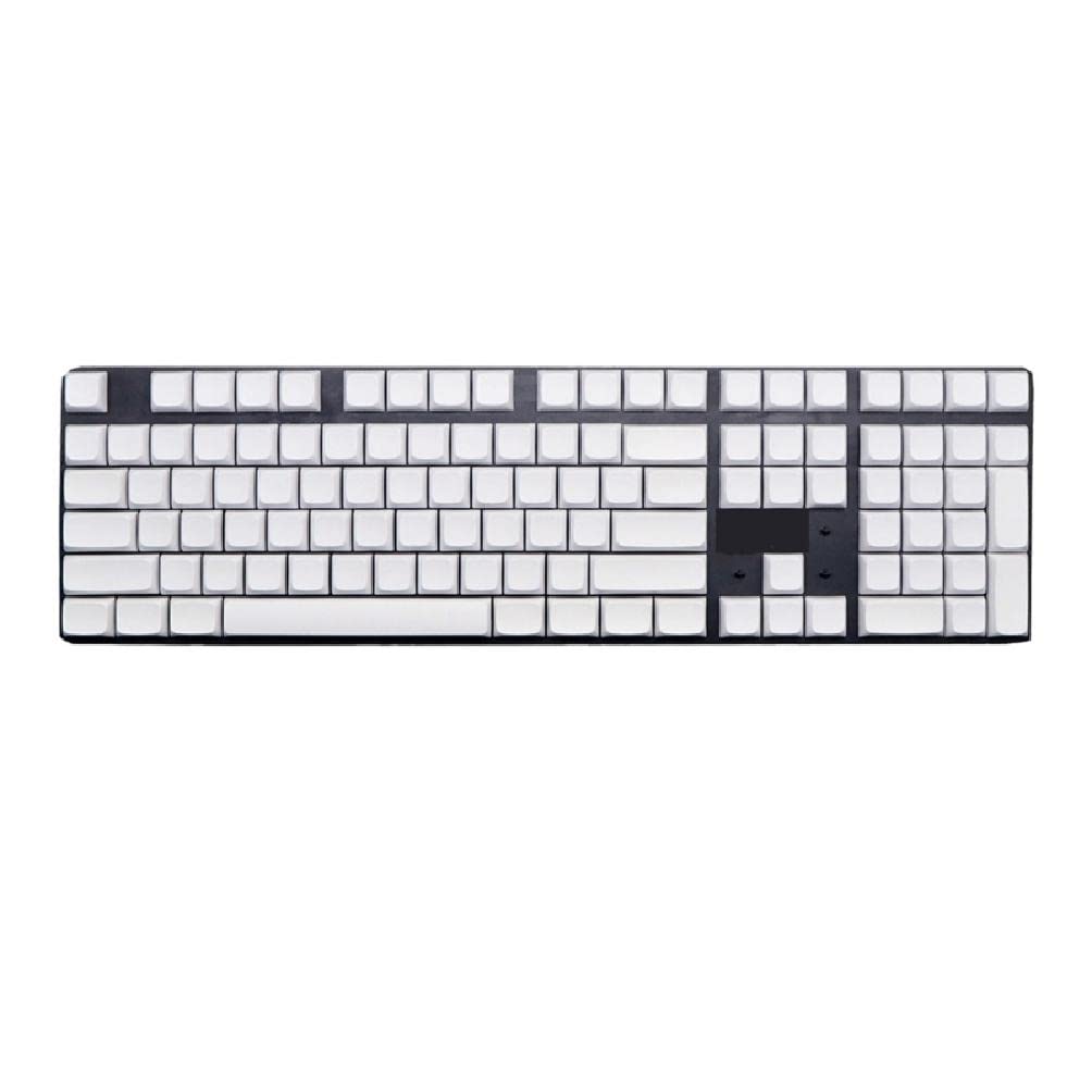 108 Key PBT Blank Keycaps Cherry OEM XDA Profile Gamer No Letter White ...