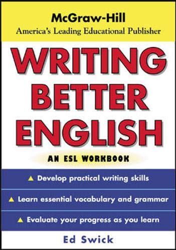 Amazon.com: Writing Better English : An ESL Workbook: 9780071426435 ...