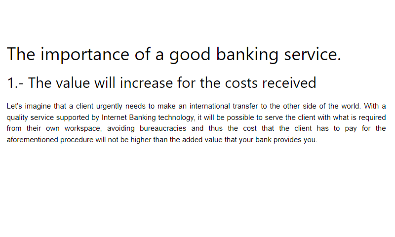 The importance of a good banking service. - App on Amazon Appstore